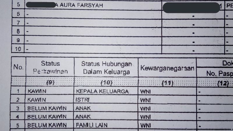 Apa Itu Famili Lain Pada Kartu Keluarga dan Bagaimana Prosedur ...
