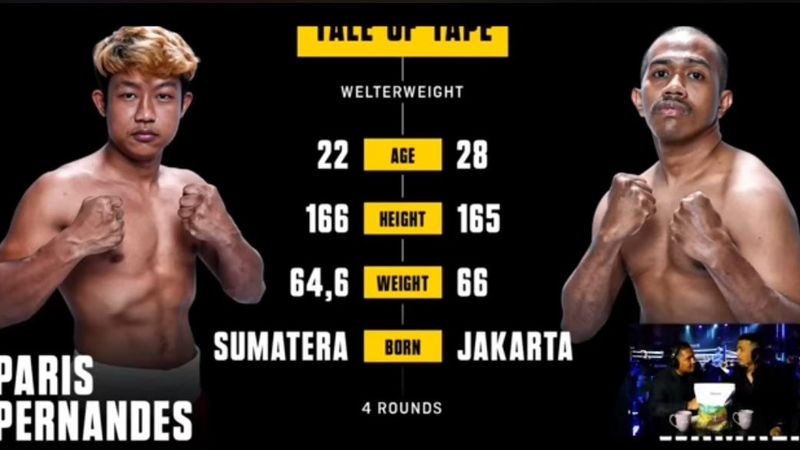 Tak Sampai 2 Menit Pertandingan, Yunus Sasmita Kalah TKO dari Paris ...