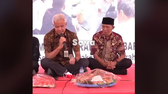 Momen Ganjar Bertemu dengan Sosok Tugiman yang Asli di Cilacap - ERA.ID