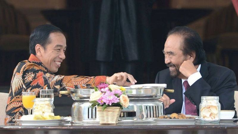 Ungkap Isi Pembicaraan Saat Bertemu Jokowi, Surya Paloh: Bahas Hal yang ... Ungkap Isi Pembicaraan Saat Bertemu Jokowi, Surya Paloh: Bahas Hal yang ...