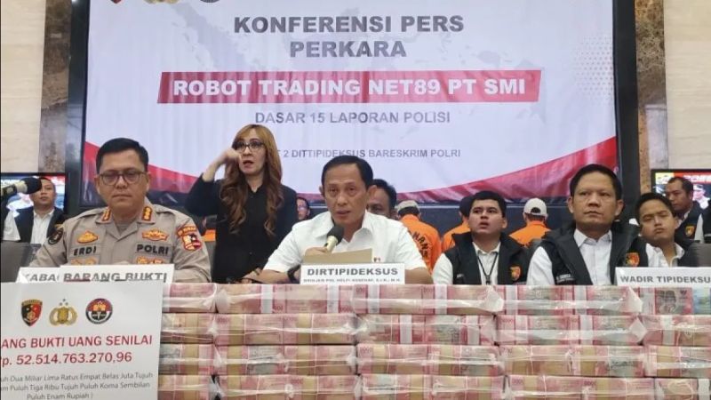 Bareskrim Polri Sita Aset Triliunan Rupiah dalam Kasus Penipuan Investasi Robot Trading Net89 ...